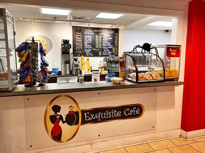 The Exquisite Caf&eacute; serves up energy-replenishing snacks &ndash; because nothing works up an appetite quite like white-knuckling a steering wheel for ten laps.