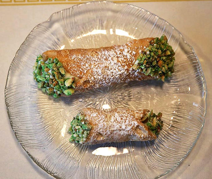The cannoli at Frank's &ndash; crisp shells giving way to sweet ricotta filling &ndash; prove that perfection doesn't require reinvention.