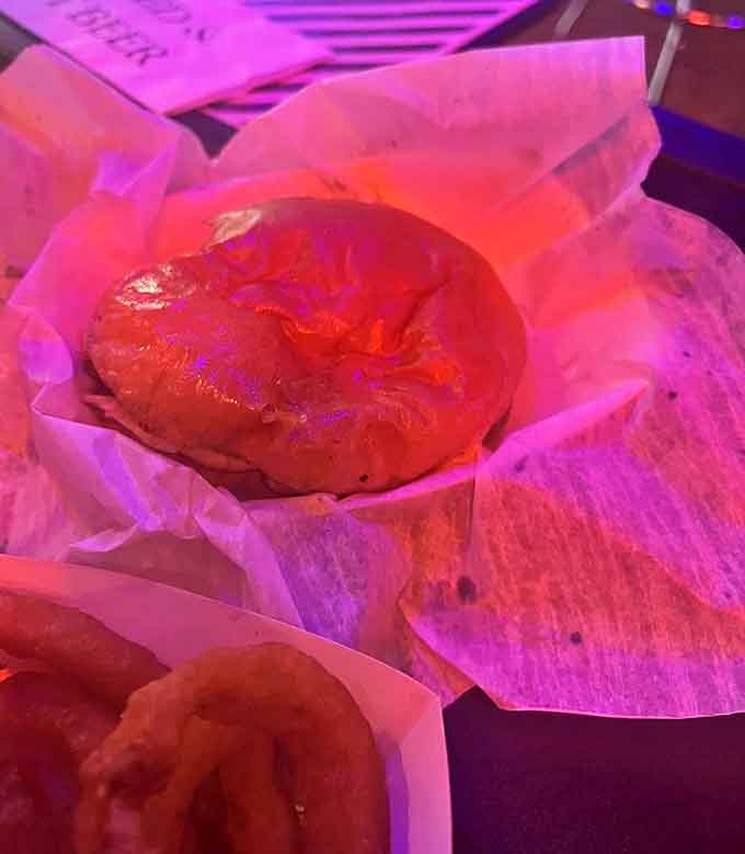 These sliders pack full-sized flavor into bite-sized packages, perfect for sampling multiple varieties without judgment from your dining companions.