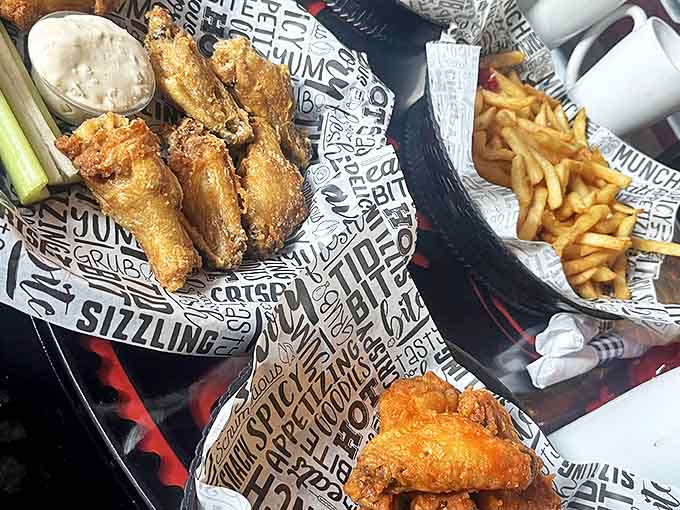 A basket of wings with fries&mdash;the ultimate comfort food combo. Simple pleasures executed perfectly never go out of style.