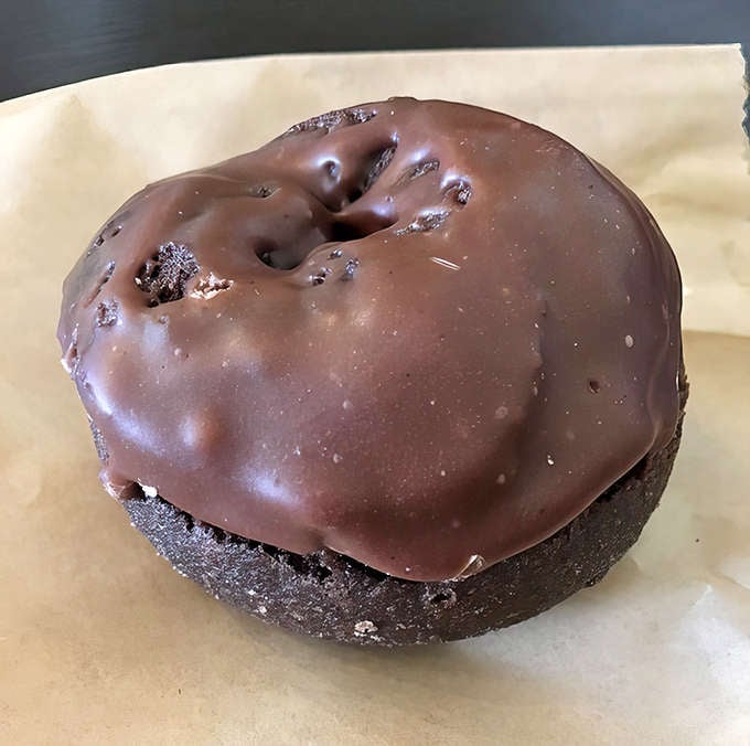 This Chocolate Glazed donut has layers of flavor that could teach other chocolate donuts a thing or two about being chocolate.