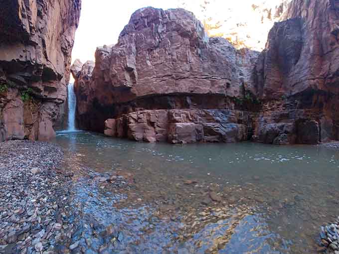 When the waterfall is so photogenic it practically takes its own picture, making everyone look like a professional photographer.