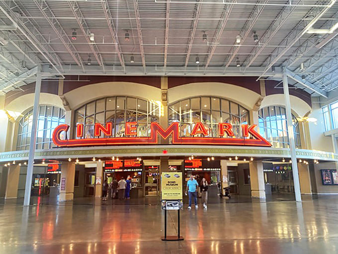 The Cinemark theater offers blockbuster escapes when you need a break from all that fun – your couch will seem woefully inadequate afterward.