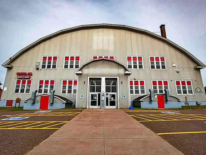 The Calumet Colosseum, North America's oldest indoor ice arena still in use, has witnessed countless hockey triumphs since 1913.