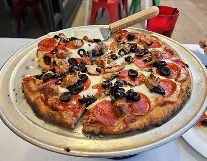 Even gluten-free options get the royal treatment here, because everyone deserves great pizza regardless of dietary restrictions.