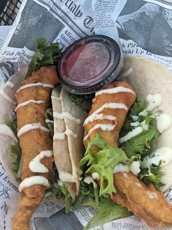 That drizzle of lime aioli is doing more work than most people do all day, and doing it beautifully.