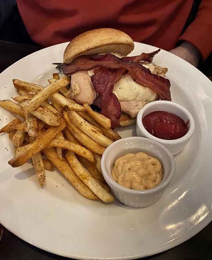 Because everything's better with bacon, this version takes an already perfect sandwich to new heights of deliciousness.