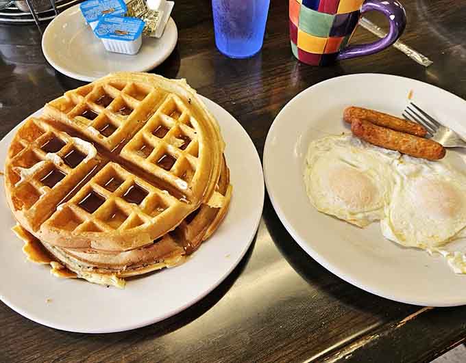 These waffles have more structural integrity than most buildings and taste infinitely better than drywall.