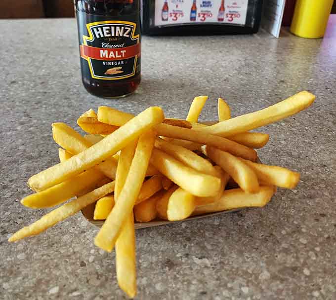 Simple, perfectly salted fries that prove you don't need truffle oil to achieve potato perfection.