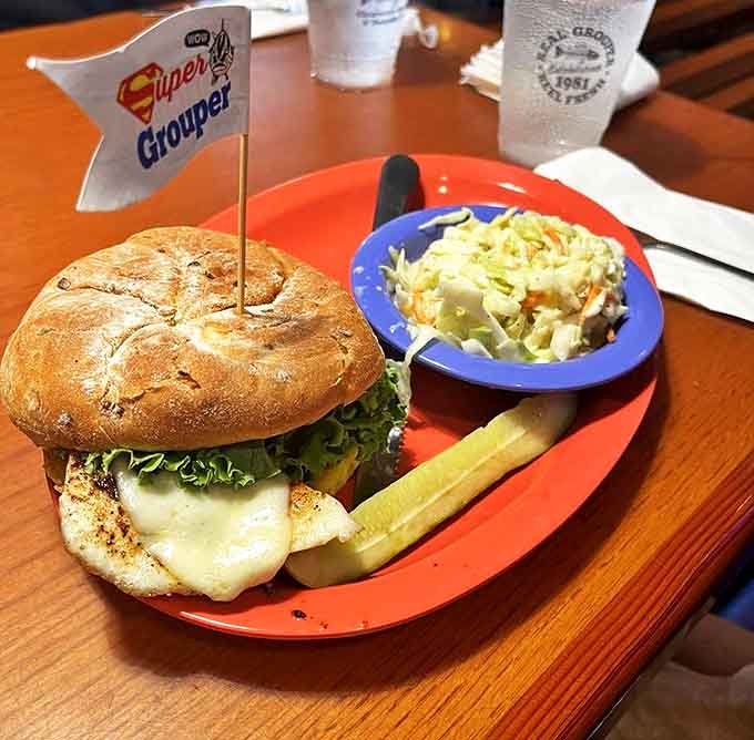 Grilled grouper for the health-conscious seafood lover &ndash; proving that sometimes the simplest preparation lets truly fresh fish shine brightest.