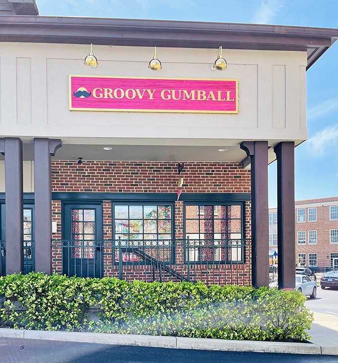 Groovy Gumball: Where dental hygienists go to cry and children's sugar dreams come true in technicolor splendor.