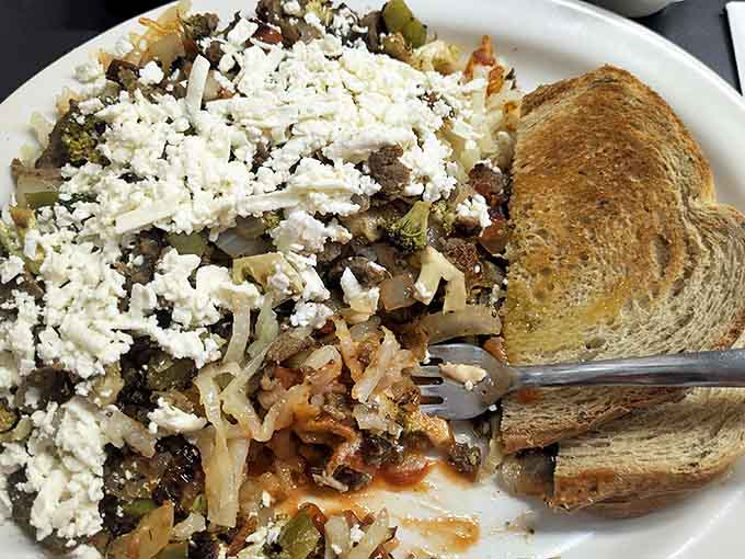 Another angle of the legendary Hippie Hash shows why people drive from across the state to experience this masterpiece.