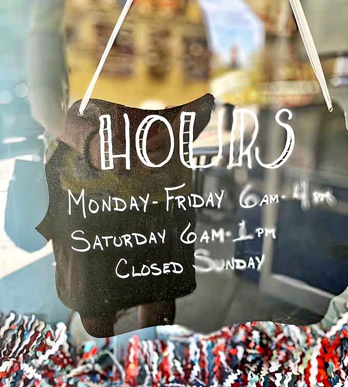 Early bird gets the fritter! These hours aren't a suggestion &ndash; they're your mission briefing for pastry procurement.