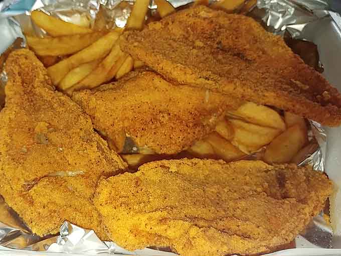 Golden-fried fish with fries that could make a British chippy jealous, proving versatility is this kitchen's superpower.