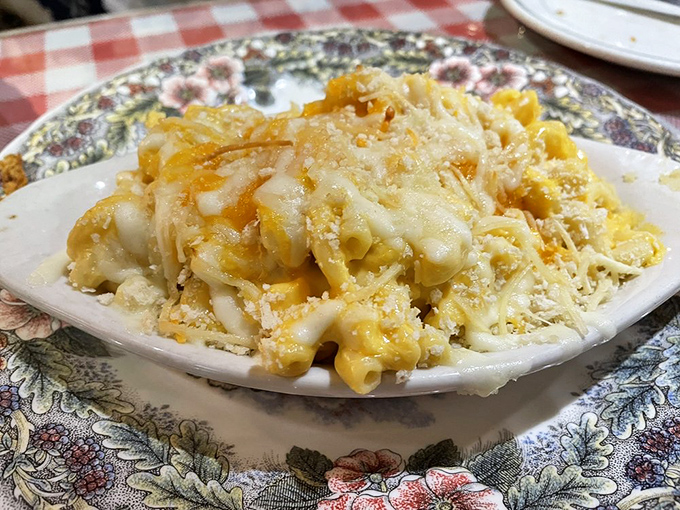 Not your childhood mac and cheese&mdash;unless your childhood was extraordinarily blessed with multiple cheeses and golden-brown perfection.
