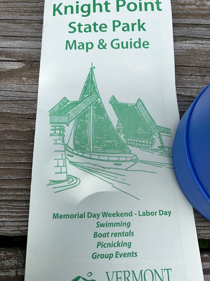 Your passport to adventure &ndash; this unassuming guide holds the secrets to Knight Island's hidden treasures.