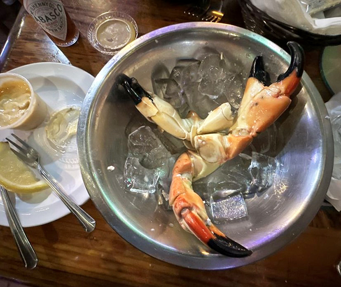 These medium stone crabs deliver big flavor &ndash; the meat-to-effort ratio is one of nature's most generous mathematical equations.