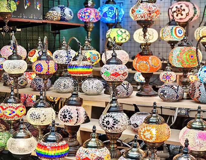 Mosaic lamps that transform ordinary light into a kaleidoscope experience &ndash; instant ambiance for any room needing magic.