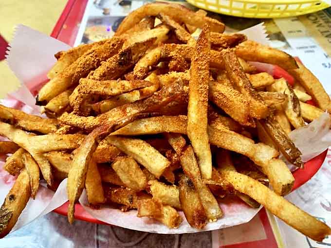 These aren't ordinary spuds &ndash; O'Betty's Cajun-spiced fries deliver a slow-building heat that dances across your taste buds with each perfectly crispy bite.