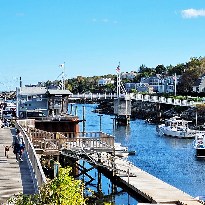 The iconic footbridge connects more than just shorelines, it's where locals and visitors cross paths in mutual appreciation.