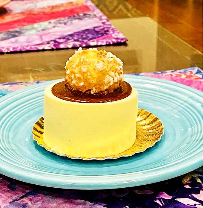 This petite dessert packs a flavor punch that belies its size&mdash;a golden dome of caramelized goodness atop a creamy center.