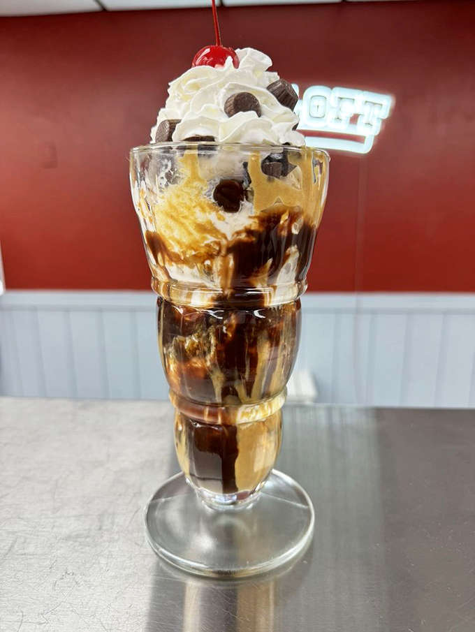 The legendary Peanut Butter Buss sundae &ndash; where chocolate and peanut butter perform a perfect duet that would make Reese's weep with joy.