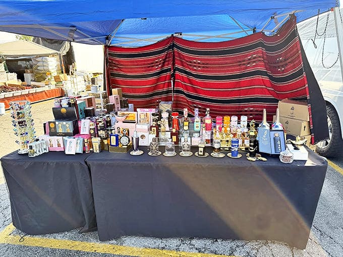 A fragrance display that's essentially a perfume library &ndash; check out any scent you want, but unlike books, please don't sample too many at once.