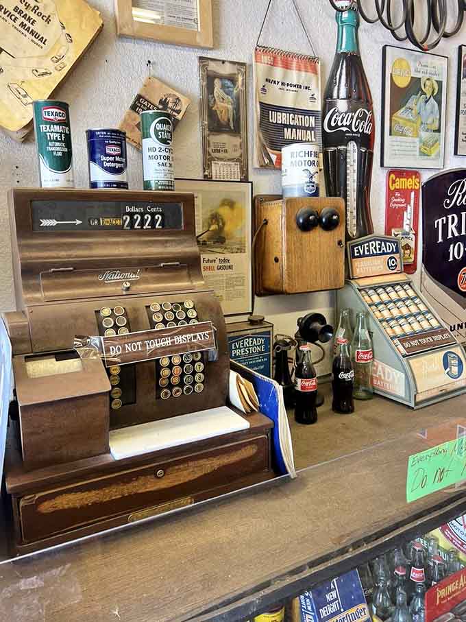 Antique cash registers required actual skill to operate, their mechanical precision and satisfying ding representing an era when transactions had weight and permanence.