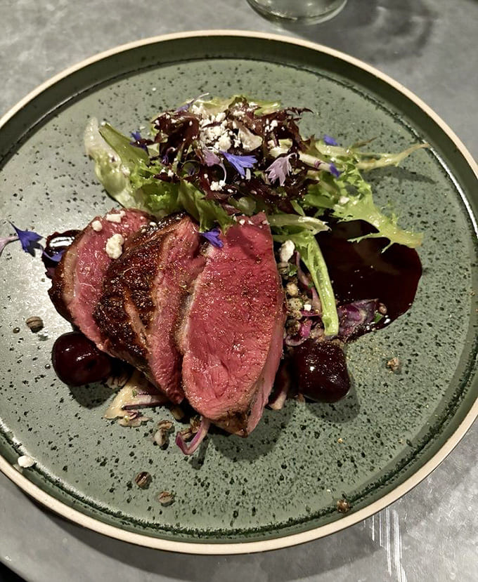 Duck breast glazed with rhubarb proves that sweet and savory can be best friends after all.