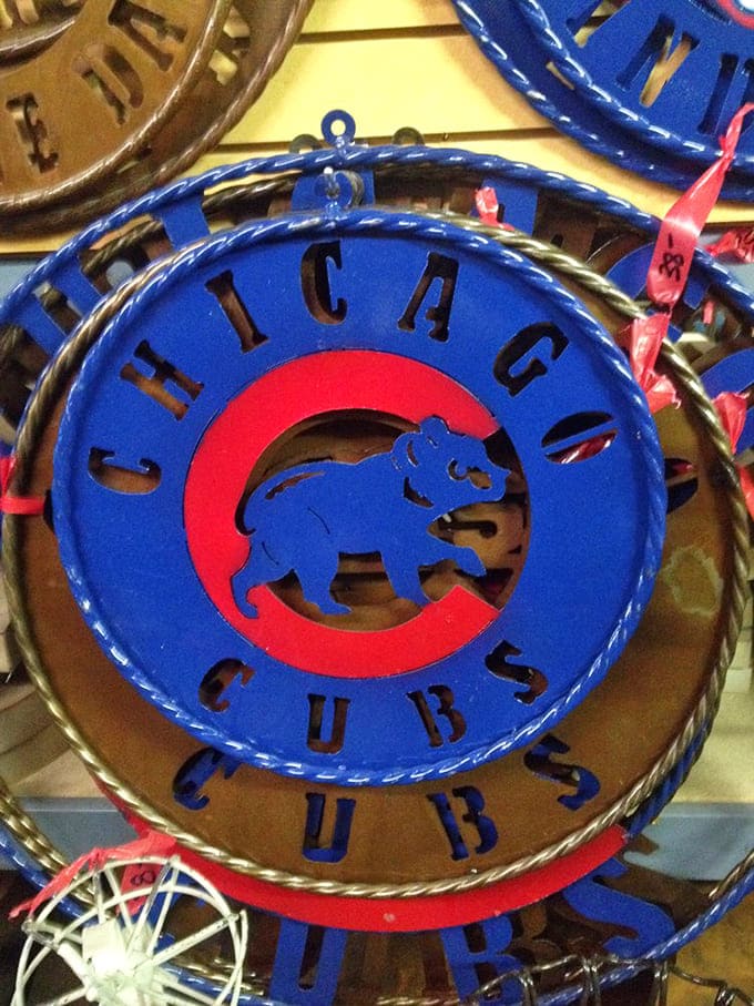 Wall art at Red's ranges from sports team tributes to whimsical declarations, because your walls deserve more than just paint and family photos.