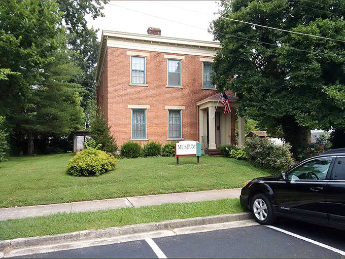 The Ross-Gowdy House Museum stands as a stately guardian of local history, its brick walls housing stories of courage and community.