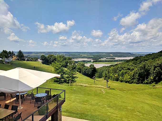 Views like this are why people invented the phrase "room with a view," though this exceeds any reasonable expectations of that concept.