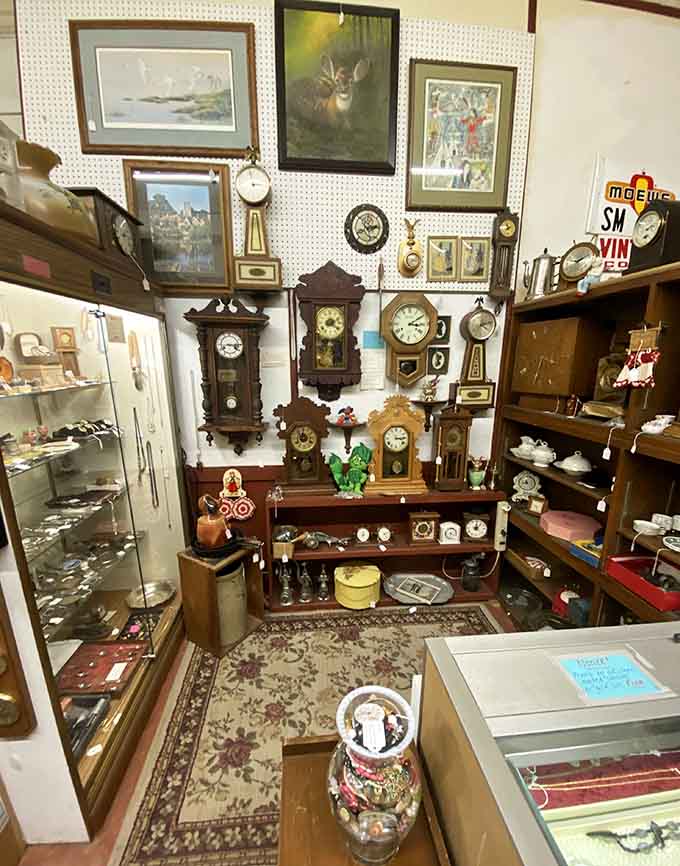 More clocks than a clockmaker's fever dream, proving our ancestors were really serious about knowing what time it was.