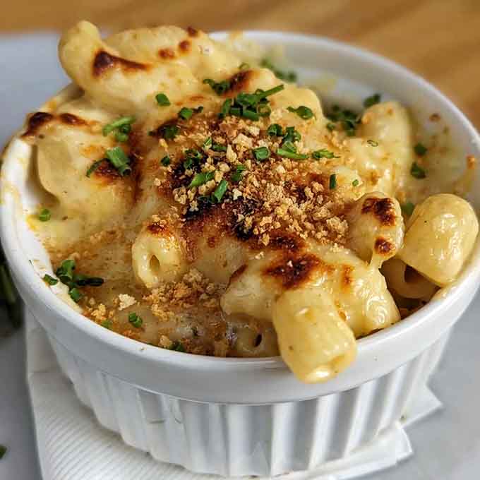 Mac and cheese this good should probably be illegal, or at least require a warning label for addictiveness.