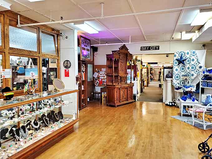 Jewelry displays glitter with history &ndash; these baubles and beads once adorned someone's special occasions and everyday moments.