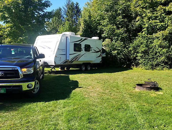 Camping with a view: where your morning coffee comes with a side of "pinch me, is this real?"