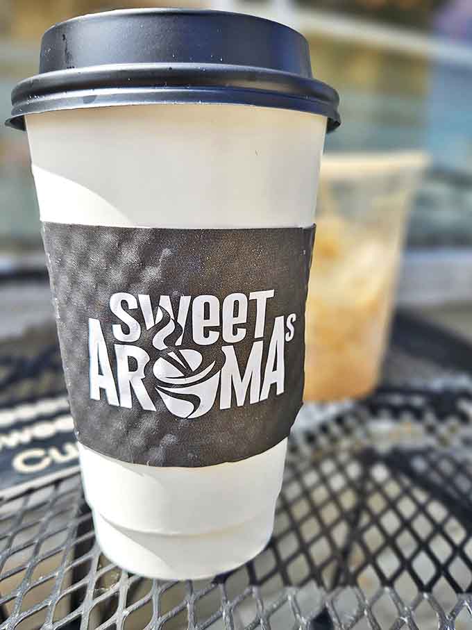 The Sweet Aromas coffee cup &ndash; where caffeine dreams come true and Monday mornings suddenly don't seem so insurmountable after all.