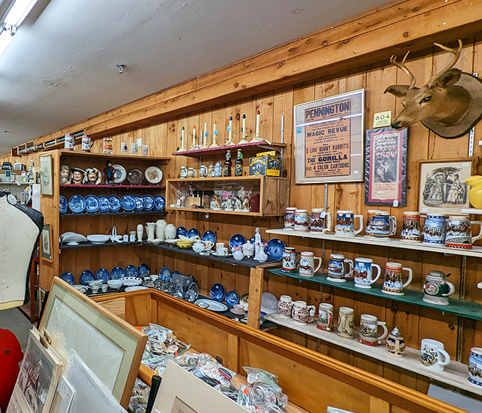 Sunlight dances through Depression glass and delicate ceramics, creating rainbows that our grandmothers would recognize with fond sighs.