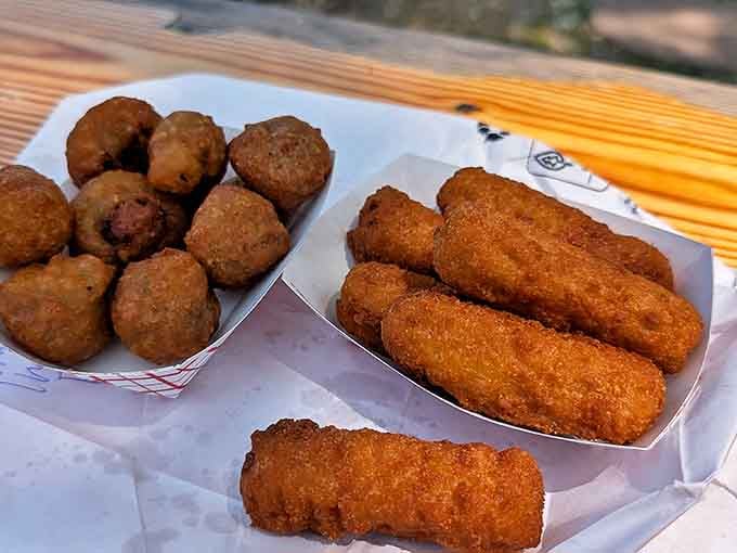 Deep-fried happiness comes in many forms at Vince's &ndash; from perfectly breaded mushrooms to golden mozzarella sticks, these crispy treasures are worth every calorie.