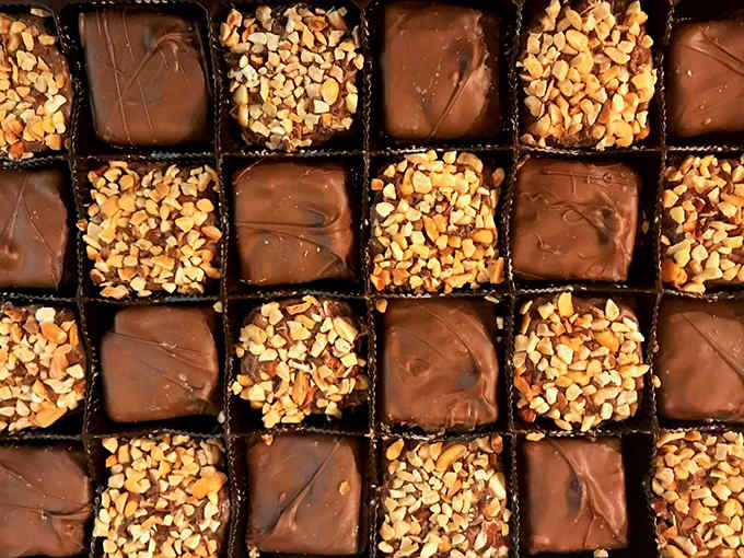 This toffee has the perfect crunch that makes your dentist nervous but makes your taste buds throw a party.