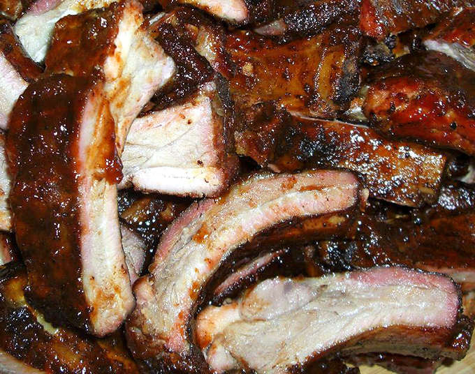Baby back ribs with a bark so perfect it deserves its own standing ovation. Tender, not falling off the bone &ndash; exactly as barbecue gods intended.