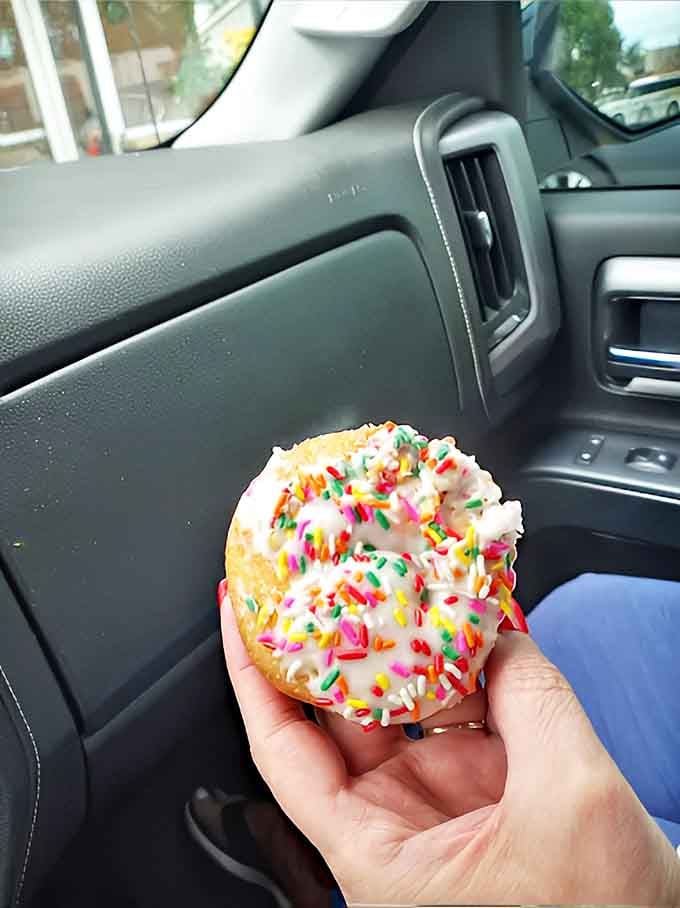 Rainbow sprinkles aren't just for kids&mdash;they're joy in edible form. This classic brings back childhood memories while satisfying very grown-up cravings.
