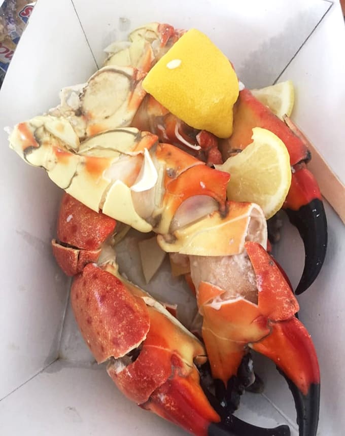 Take-home stone crab perfection in its simplest form &ndash; nature's candy from the sea, requiring nothing more than a squeeze of lemon and appreciative sighs.