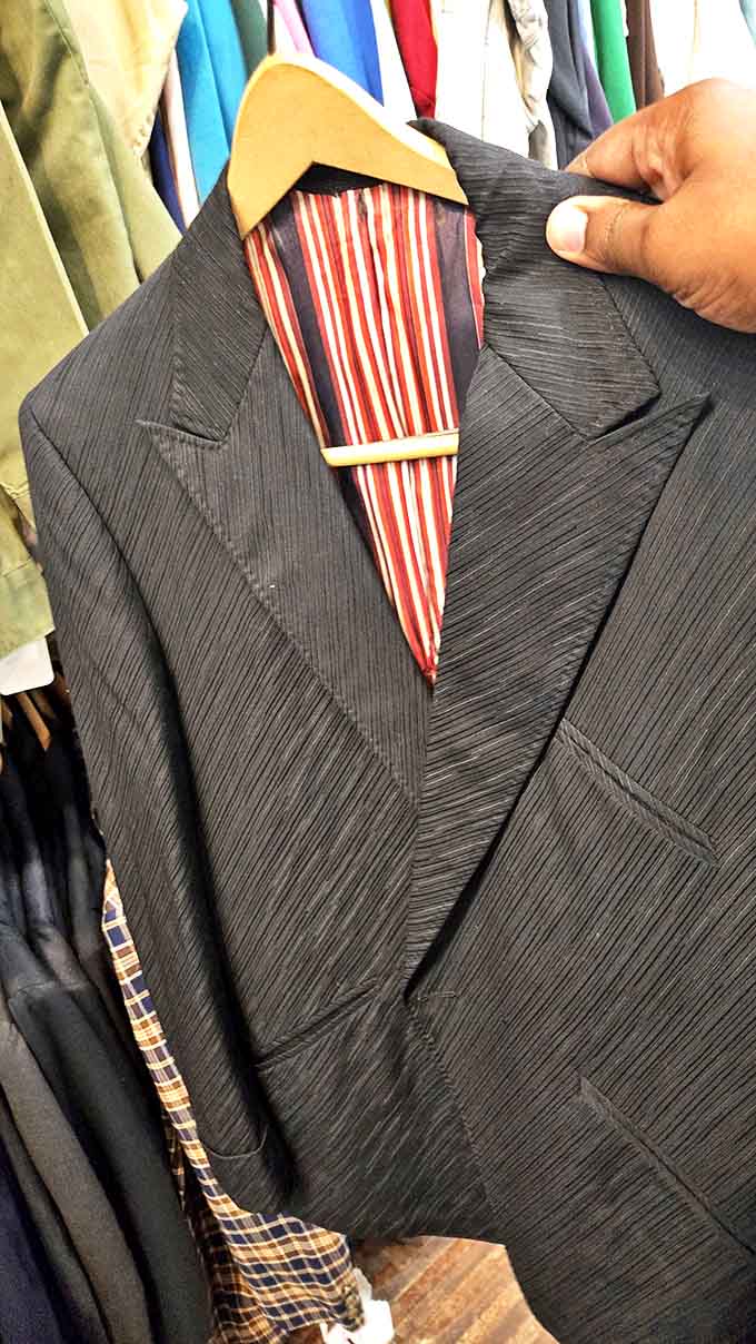 This vintage suit with its striking striped lining proves they really don't make them like they used to &ndash; tailoring as an art form.