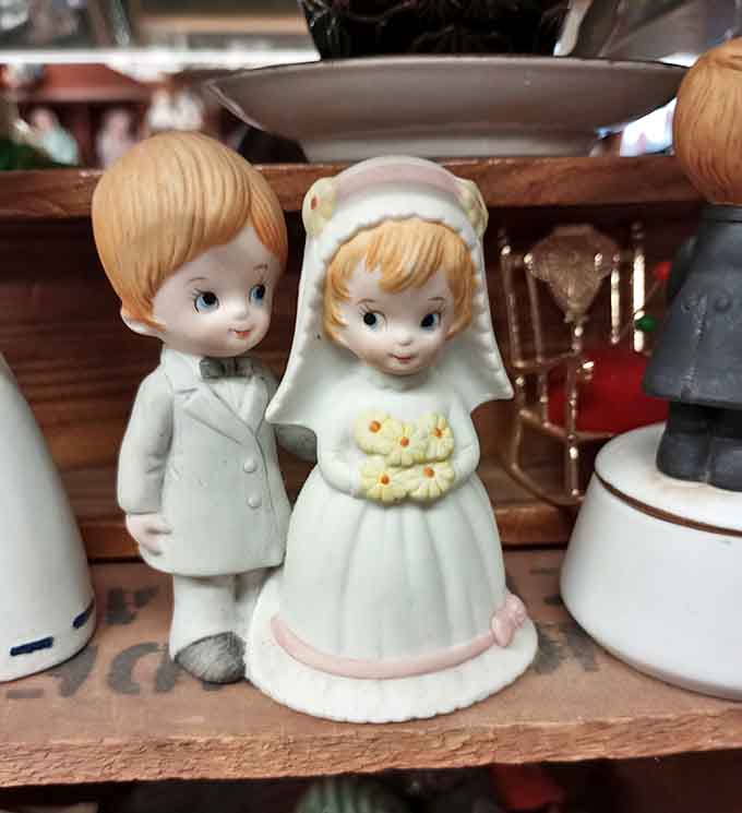 Talking Buffy and Mrs. Beasley dolls remain in their original packaging, the pull-string promise of friendship preserved exactly as children discovered them decades ago.