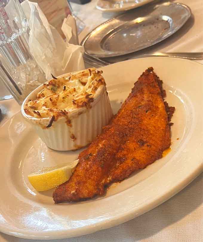 That golden-crusted fried walleye with creamy mac and cheese is Minnesota comfort food at its absolute finest.