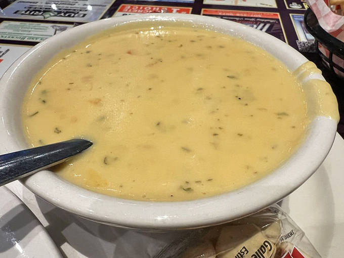 This beer cheese soup doesn't just warm your body &ndash; it hugs your soul with creamy, slightly hoppy goodness that makes Minnesota winters bearable.