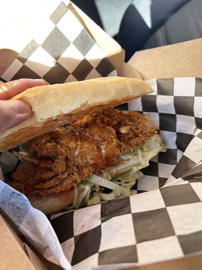 Soft shell crab so perfectly fried, you can eat the whole thing without leaving anything behind.