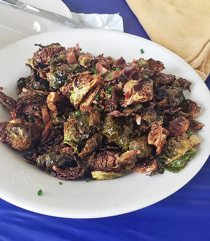 Brussels sprouts that could convert even the most dedicated vegetable skeptic &ndash; crispy, savory, and touched with sweetness.