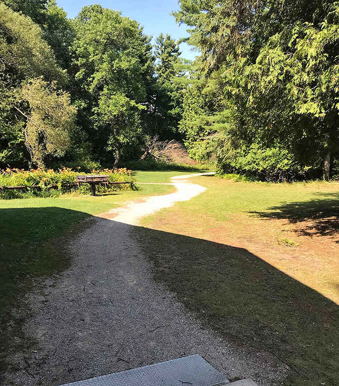 Follow the winding path through sun-dappled woods &ndash; no crowds, no rush, just you and the whispers of nature.